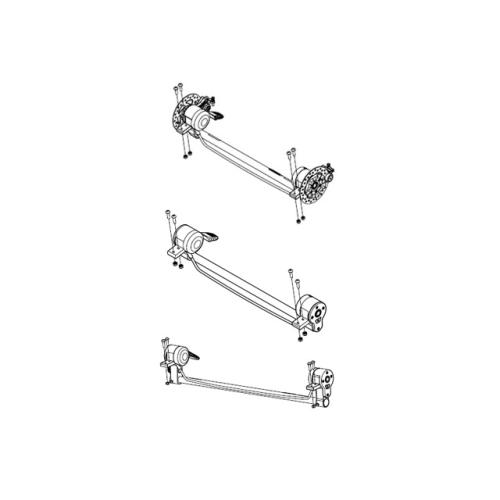 Thule Achsset komplett (Axle Assembly) - CAB 2, ab 2017