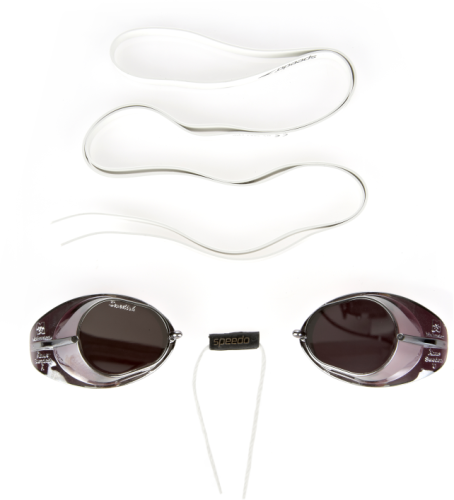 Speedo Swedish Mirror Goggles Adults - White/Chrome online kaufen
