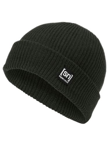 SN Super Natural MERINO BASIC BEANIE - black ink