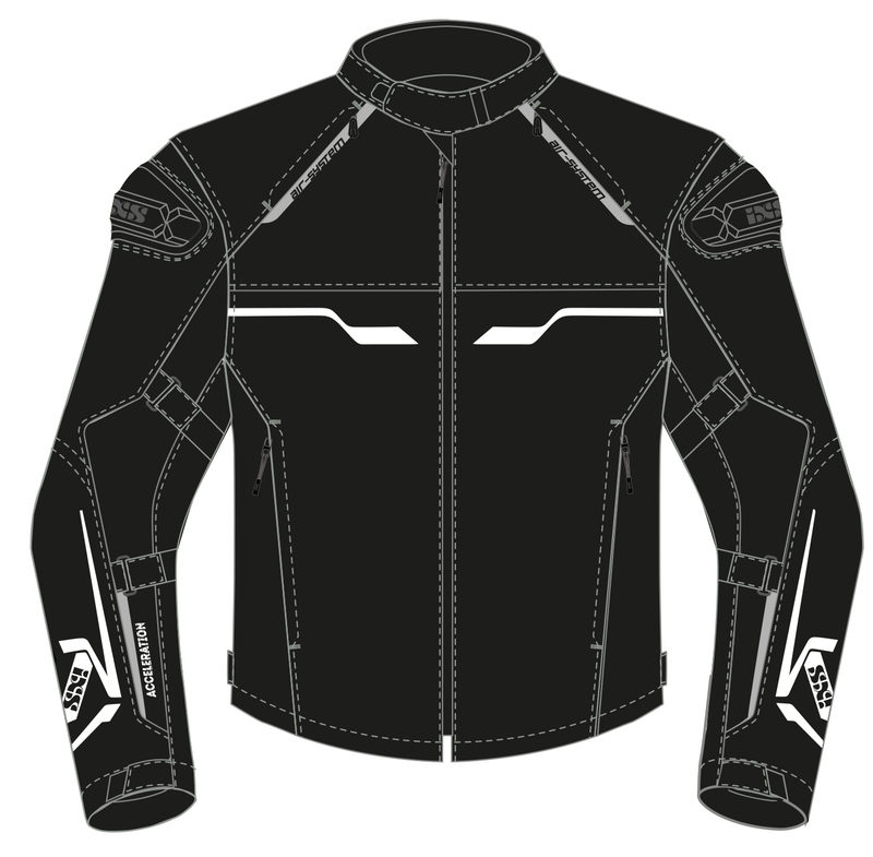 iXS Sport Jacke Hexalon-ST - black-white buy online