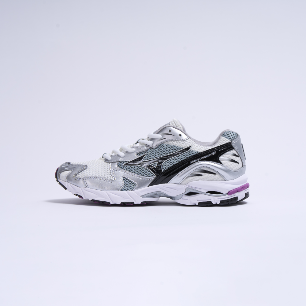 Mizuno Sport WAVE RIDER 10 SPORT Sportstyle - snow white/black/slate